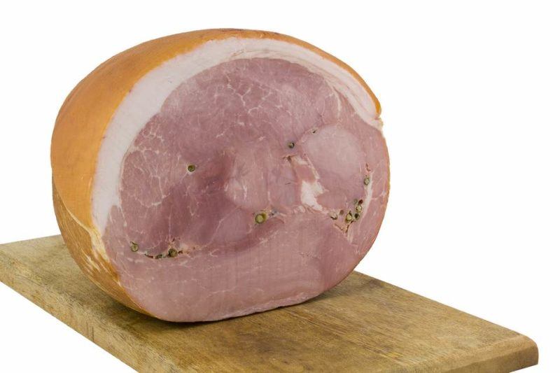 SMOKED PEPPERED HAM WITH SKIN AND WITHOUT BONE | Αλλαντικά Καρδίτσα